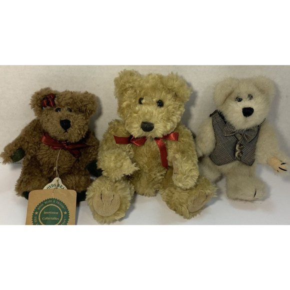 Boyds Bears | Toys | Rare Lot Of 3 The Boyds Collection Jointed Boyds ...
